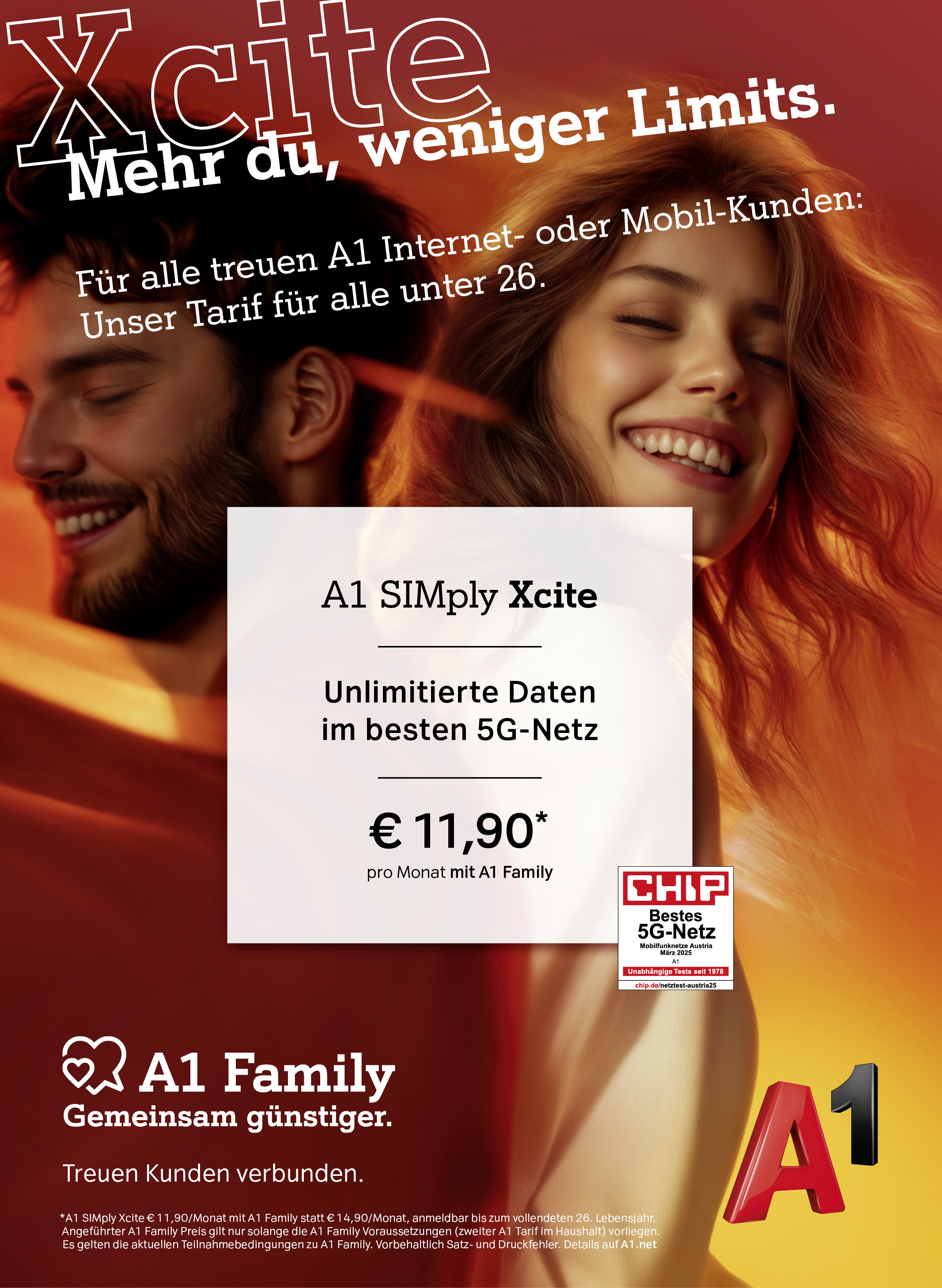 Xcite - Mehr du, weniger Limits. Für alle treuen A1 Internet oder Mobil ...